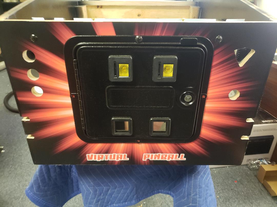 Virtual Pinball Cabinet Coin Door with working coin return switches ...