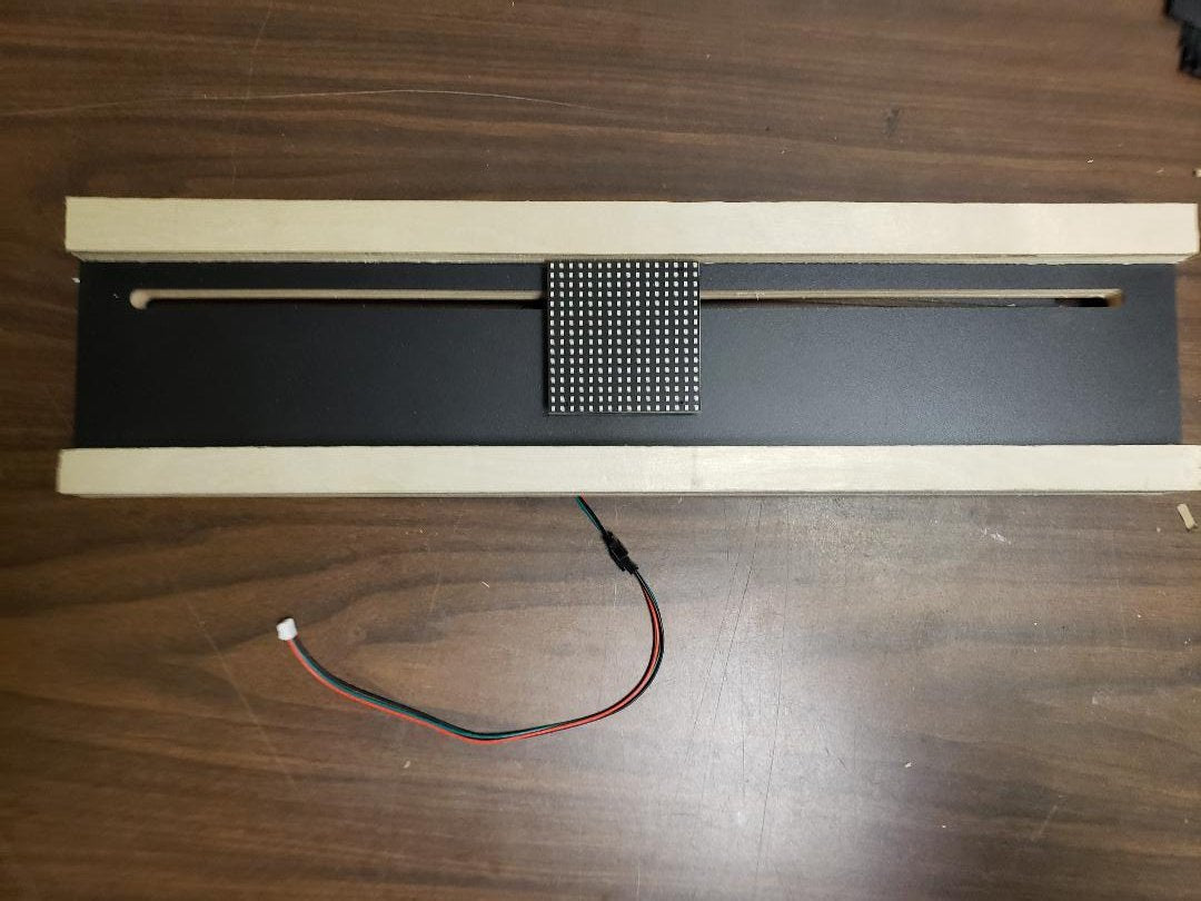 Matrix Display Board and Plexi glass – pinballcabinet