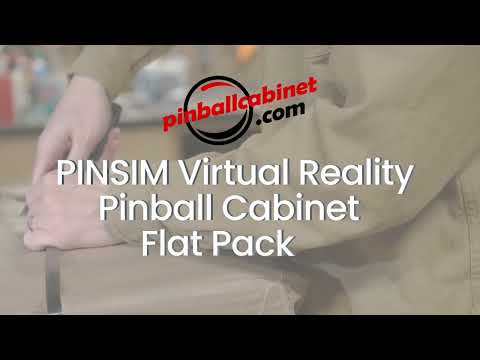 PINSIM Virtual Reality Virtual Pinball Cabinet Flat Pack – pinballcabinet